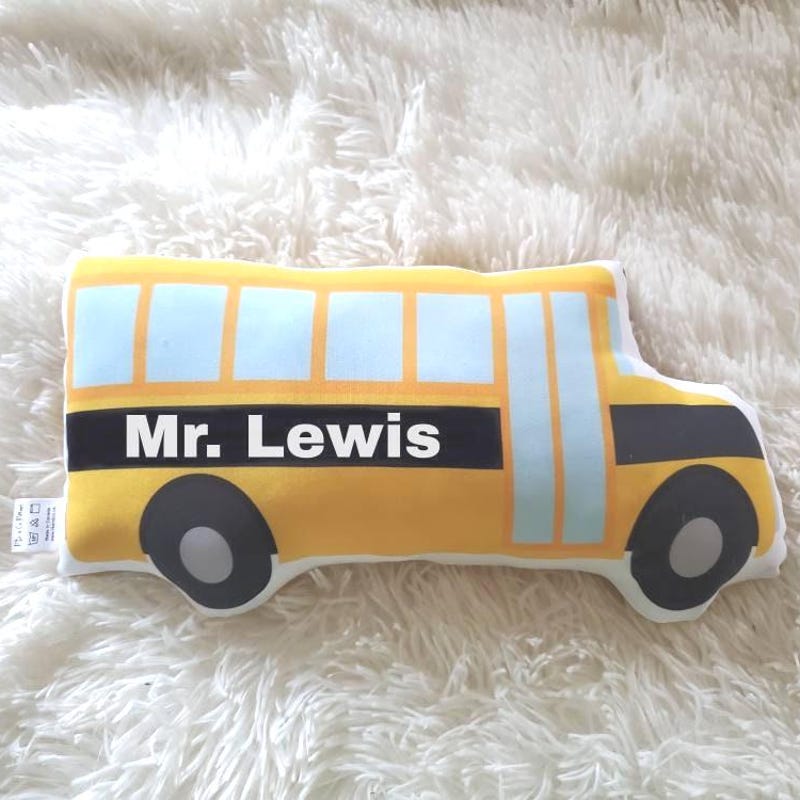 Pillows School Bus - Etsy
