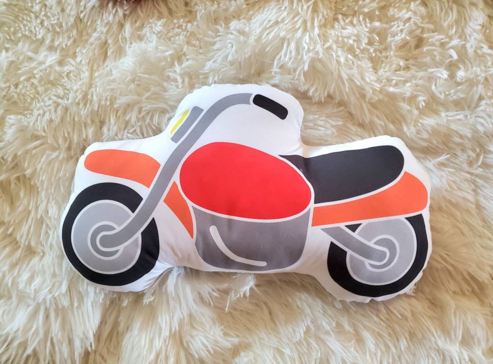 Kids Motorcycle Pillow, Dirtbike Pillow, Boy Nursery Decor, Boys ...