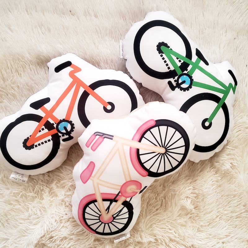 Bicycle Pillow - Etsy
