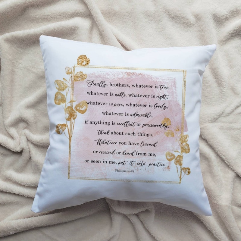 Christian Pillow - Etsy