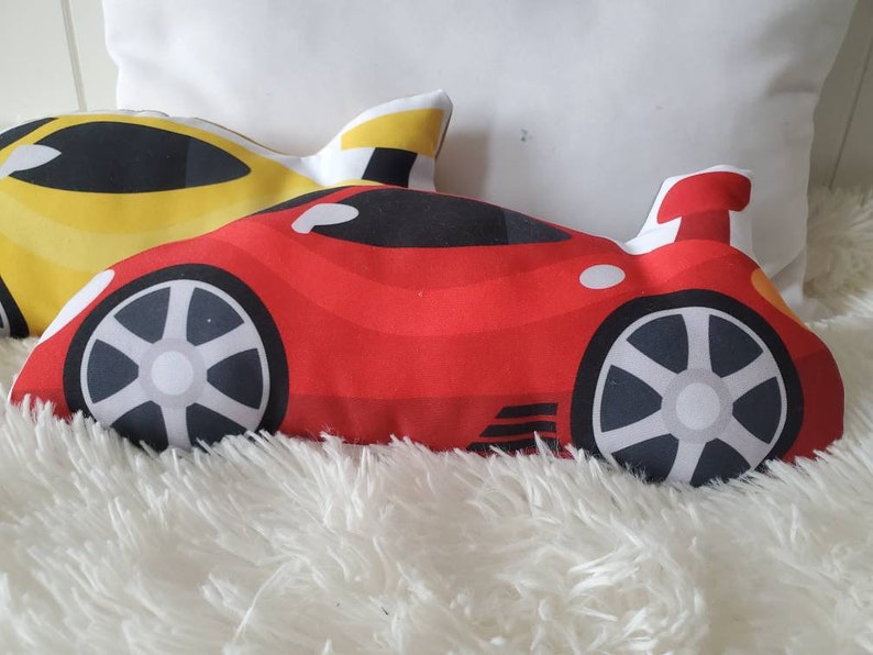 Kids Car Throw Pillow Car Plush Toy Car Room Decor | Etsy