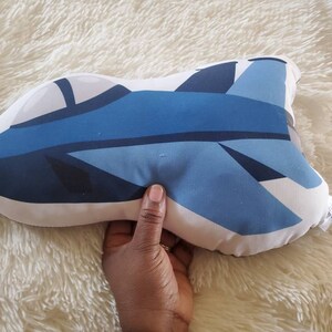 Jet Airplane Pillow, Airplane Decor, Boys Decorative Pillow, Toddler ...