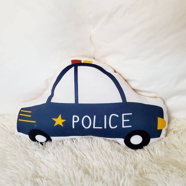 Police Car Pillow - Etsy