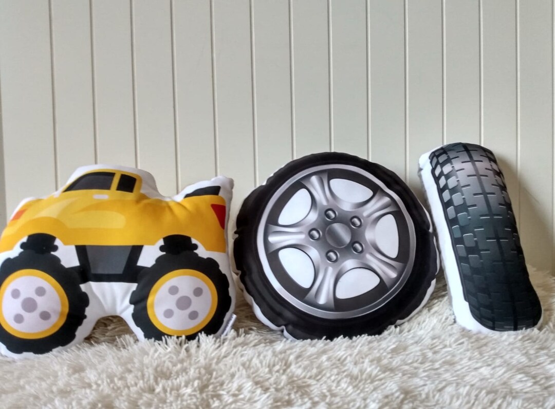 Tire Wheel Pillow, Tire Throw Pillow, Kids Room Decor, Boys Room Decor ...