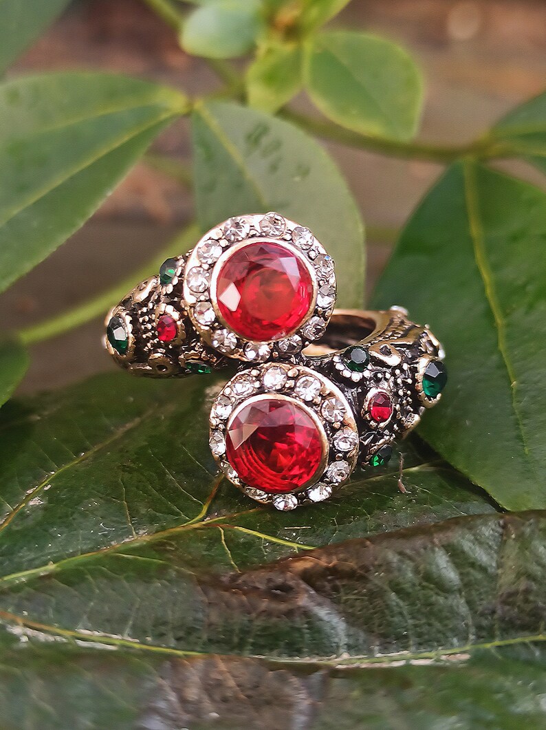Authentic Turkish Style Ring Gift Vintage Ottoman Jewelry AAYBIGE ...