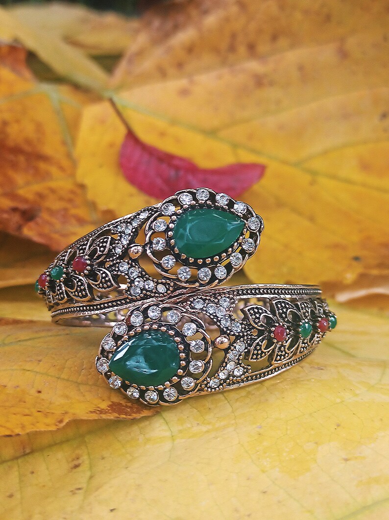 Authentic Turkish Bangle Ottoman Jewelry Unique Vintage Gift Design ...