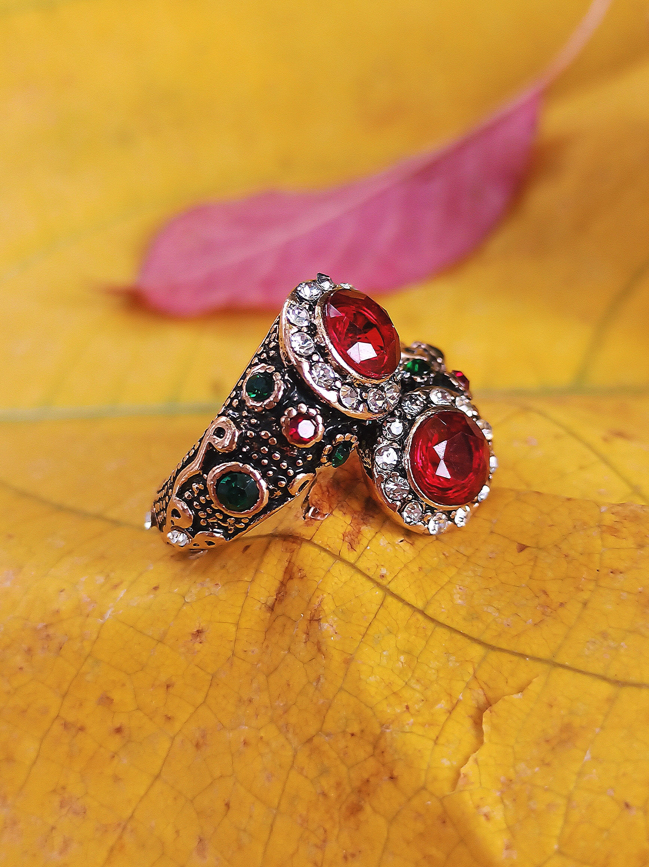 Authentic Turkish Style Ring Gift Vintage Ottoman Jewelry AAYBIGE ...