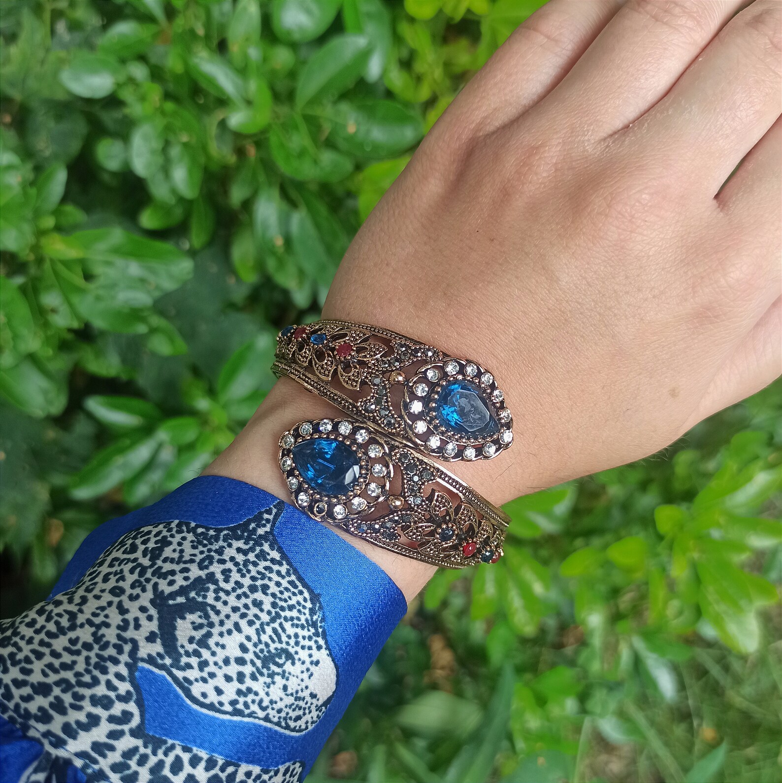 Authentic Turkish Bangle Ottoman Jewelry Unique Vintage Gift Design ...