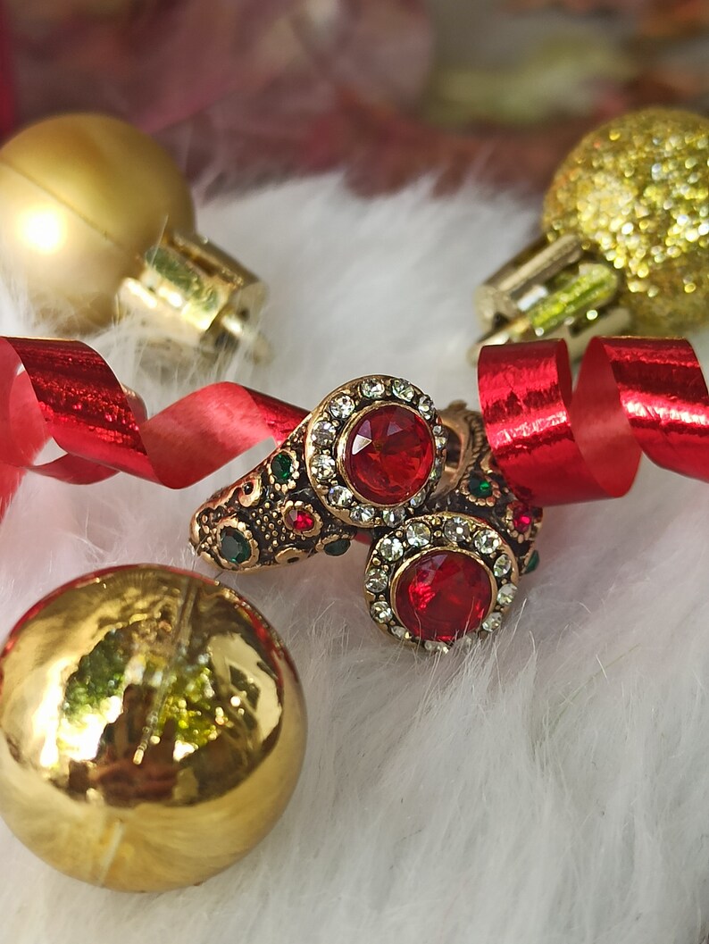 Authentic Turkish Style Ring Gift Vintage Ottoman Jewelry AAYBIGE ...