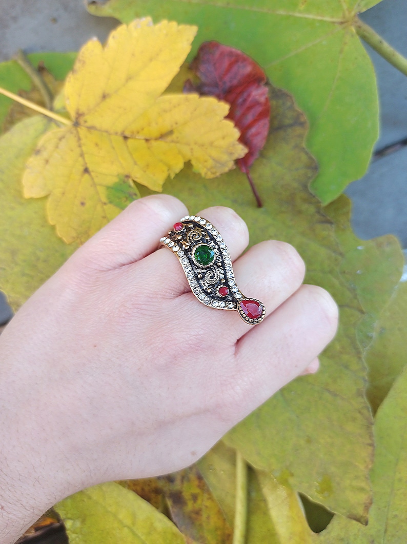 Authentic Turkish Ottoman Jewelry Unique Gift Ring Vintage FIRUZE ...