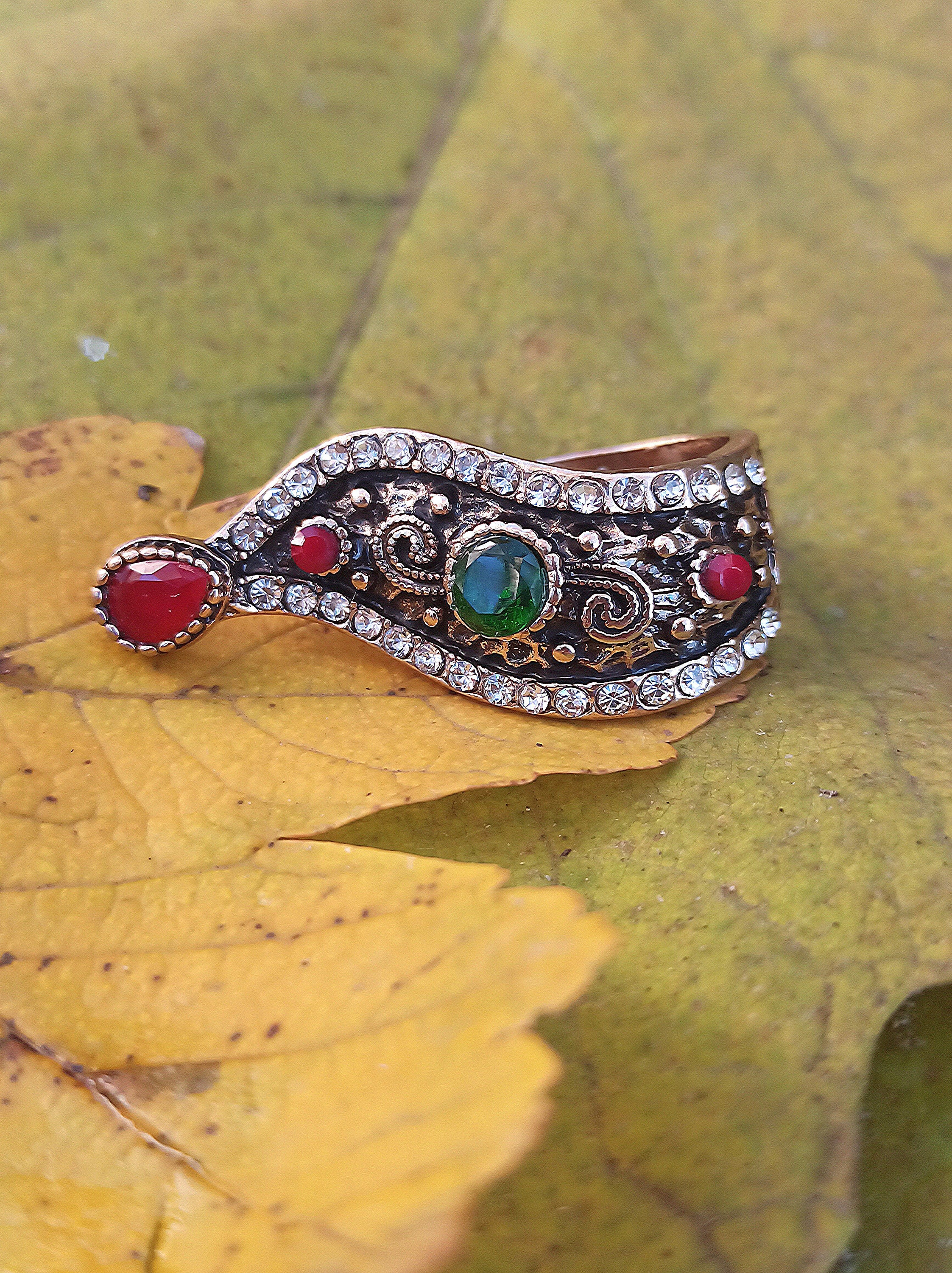 Authentic Turkish Ottoman Jewelry Unique Gift Ring Vintage FIRUZE ...