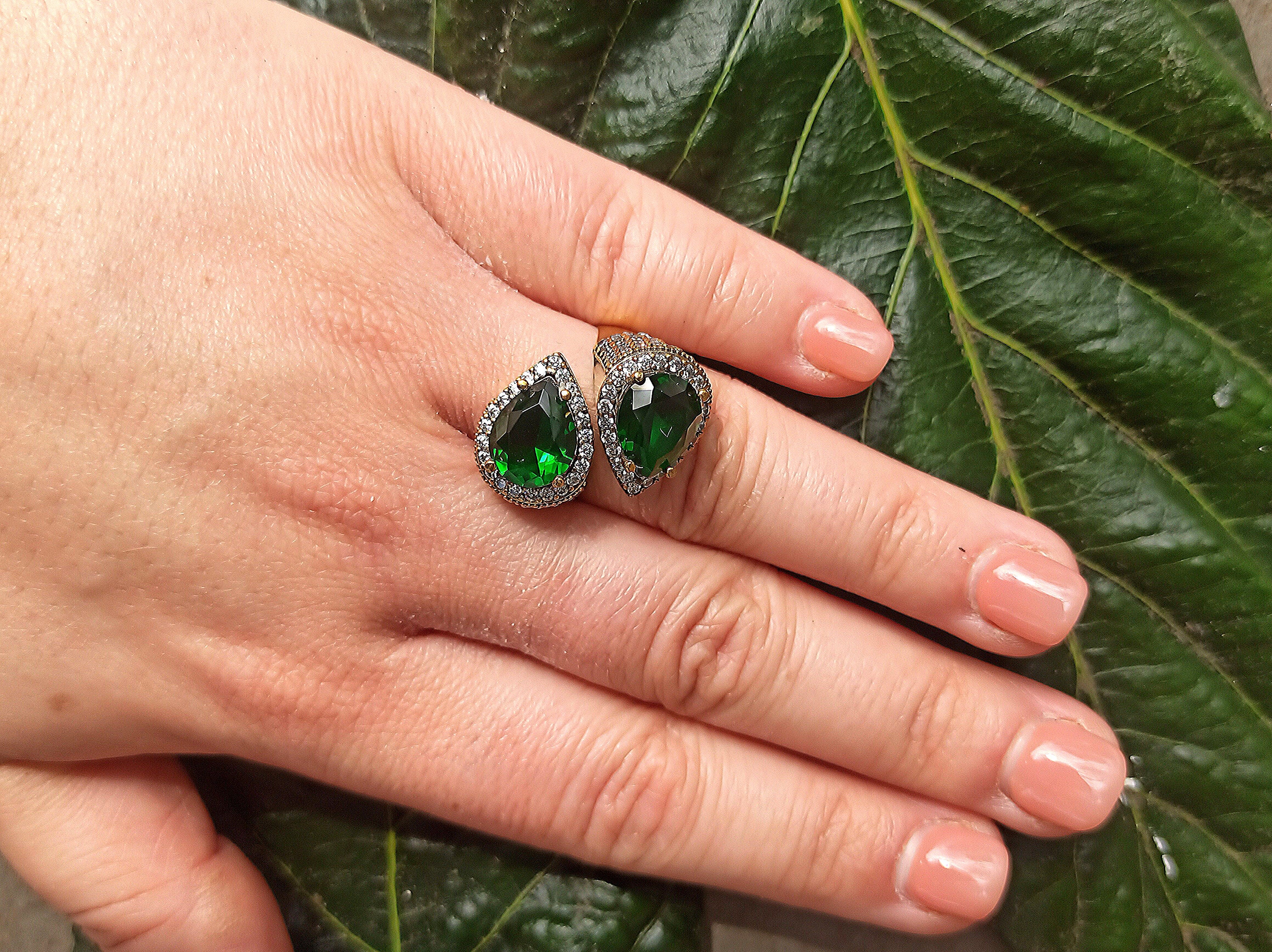 Hürrem Sultan Ottoman Ring • Authentic Turkish Jewelry • 925 Silver ...