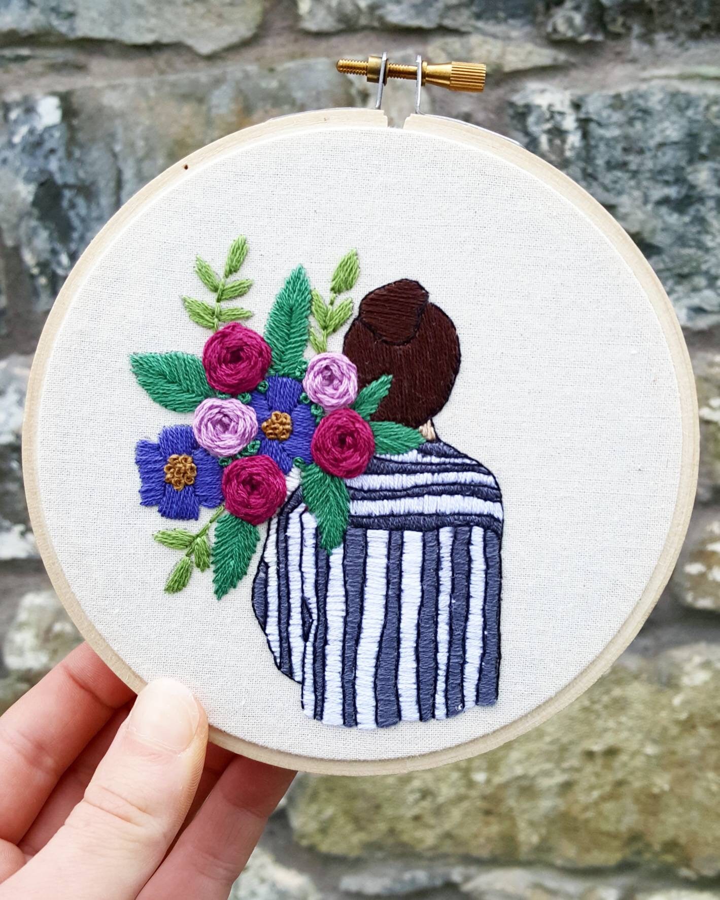 Embroidery Pattern DIY Embroidery Pattern Modern - Etsy