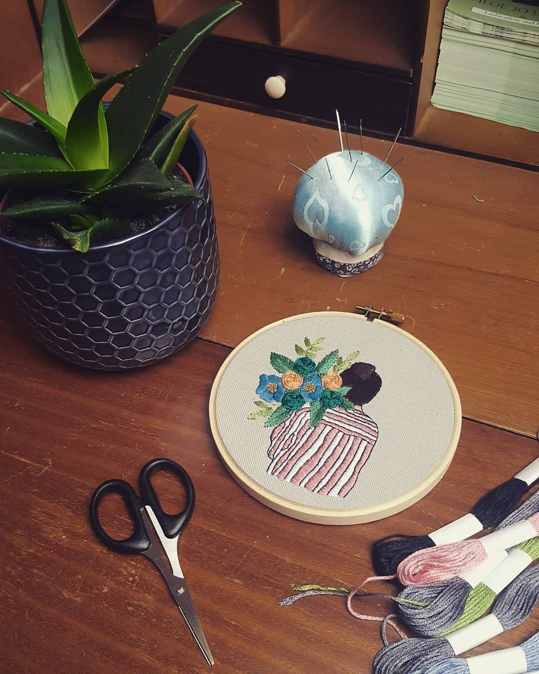 Embroidery Pattern DIY Embroidery Pattern Modern - Etsy