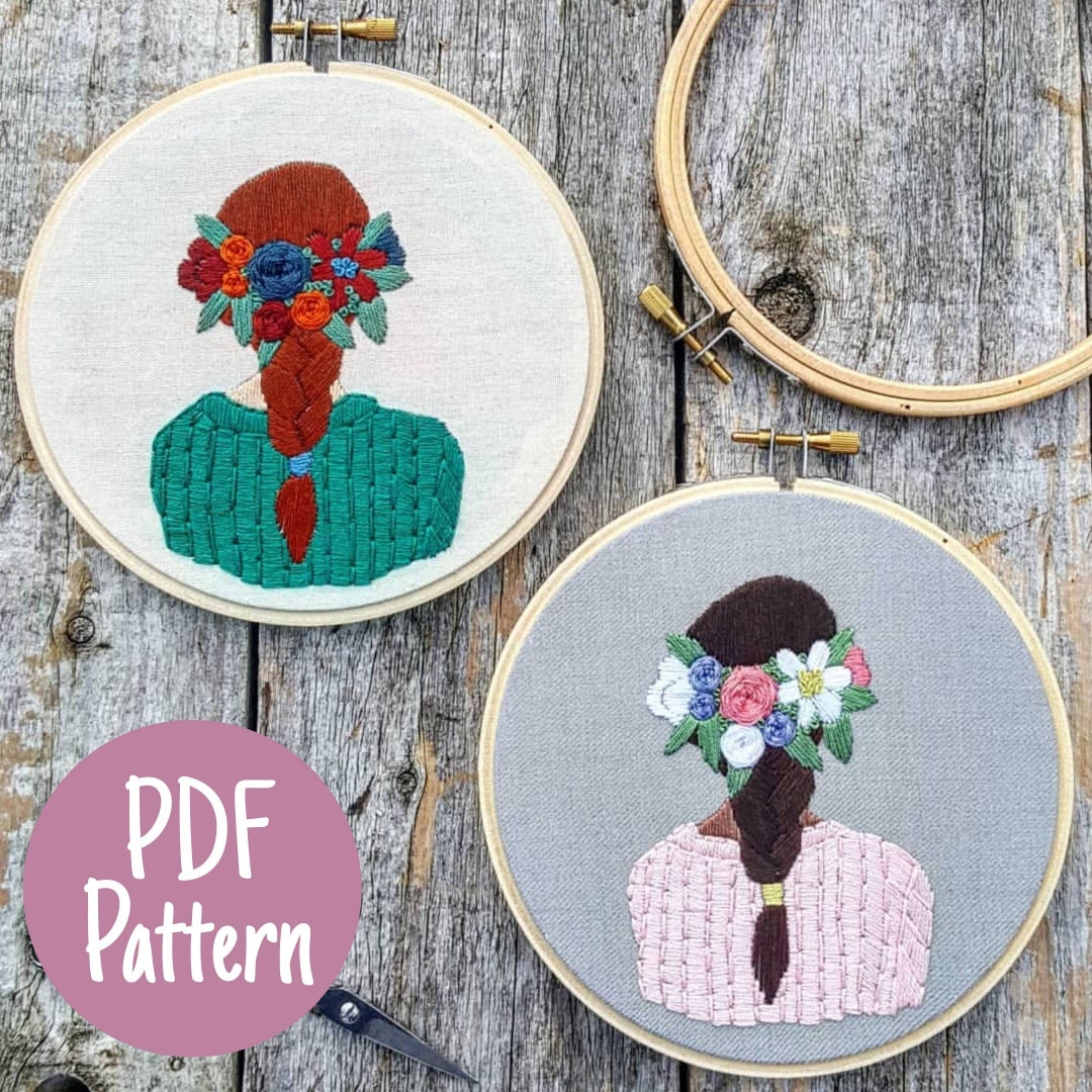 Embroidery Pattern - DIY Embroidery Pattern - Modern Embroidery ...