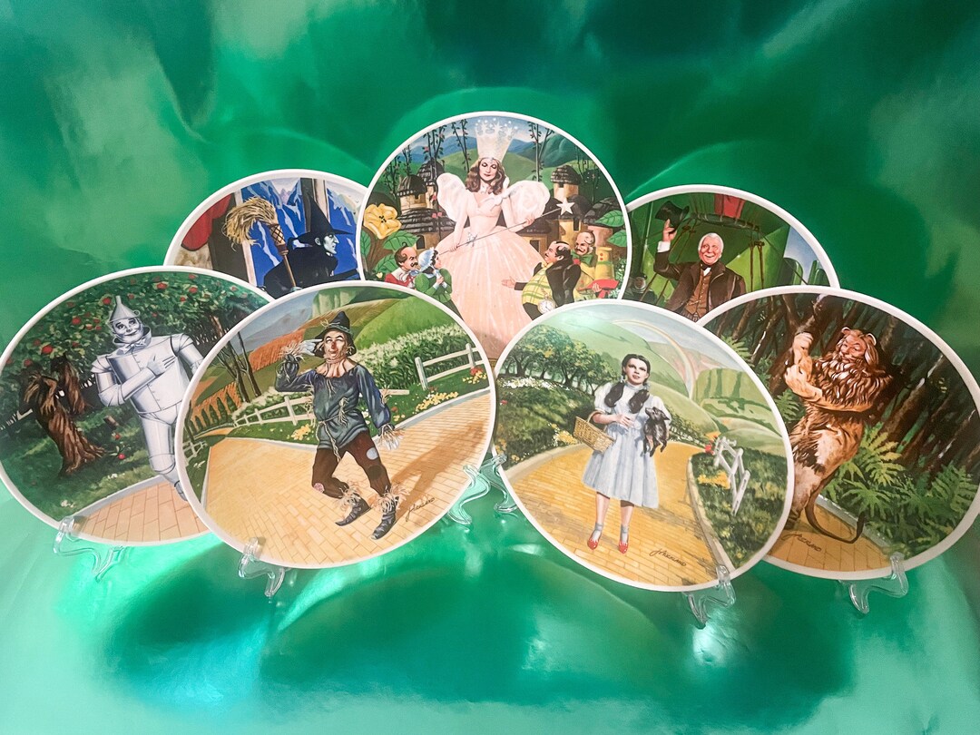 Collector's Edition Wizard of Oz Limited MGM Plates by James Auckland ...