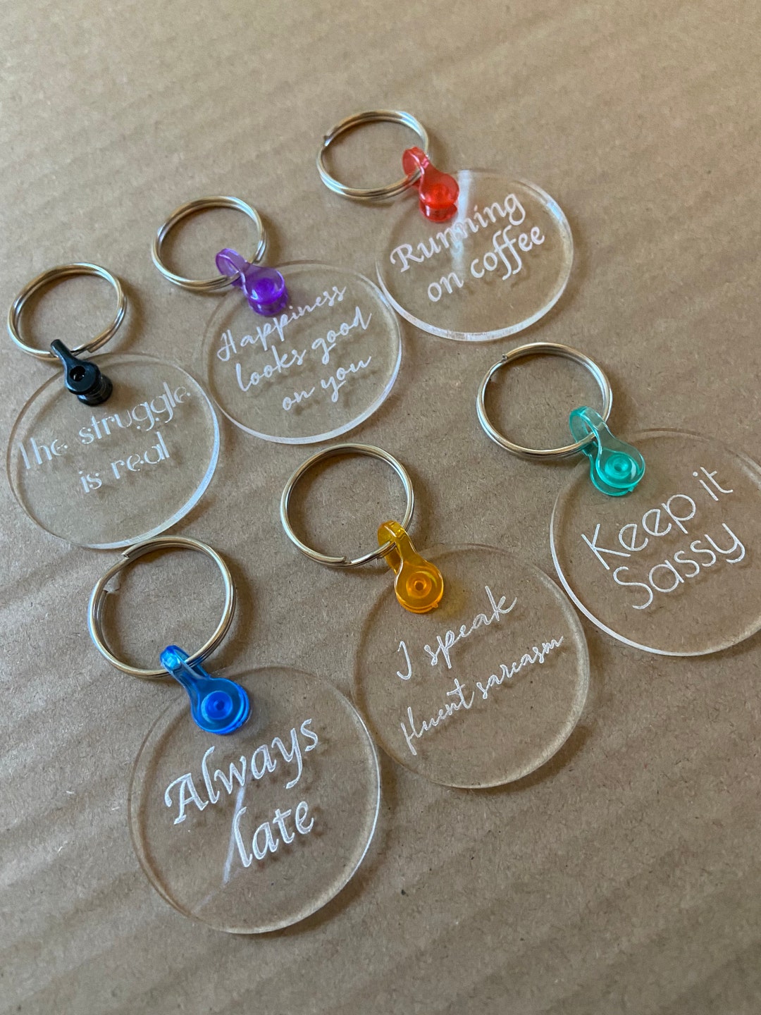 Digital Download of Keychain Sayings, Funny Keychain Files, Keychain ...