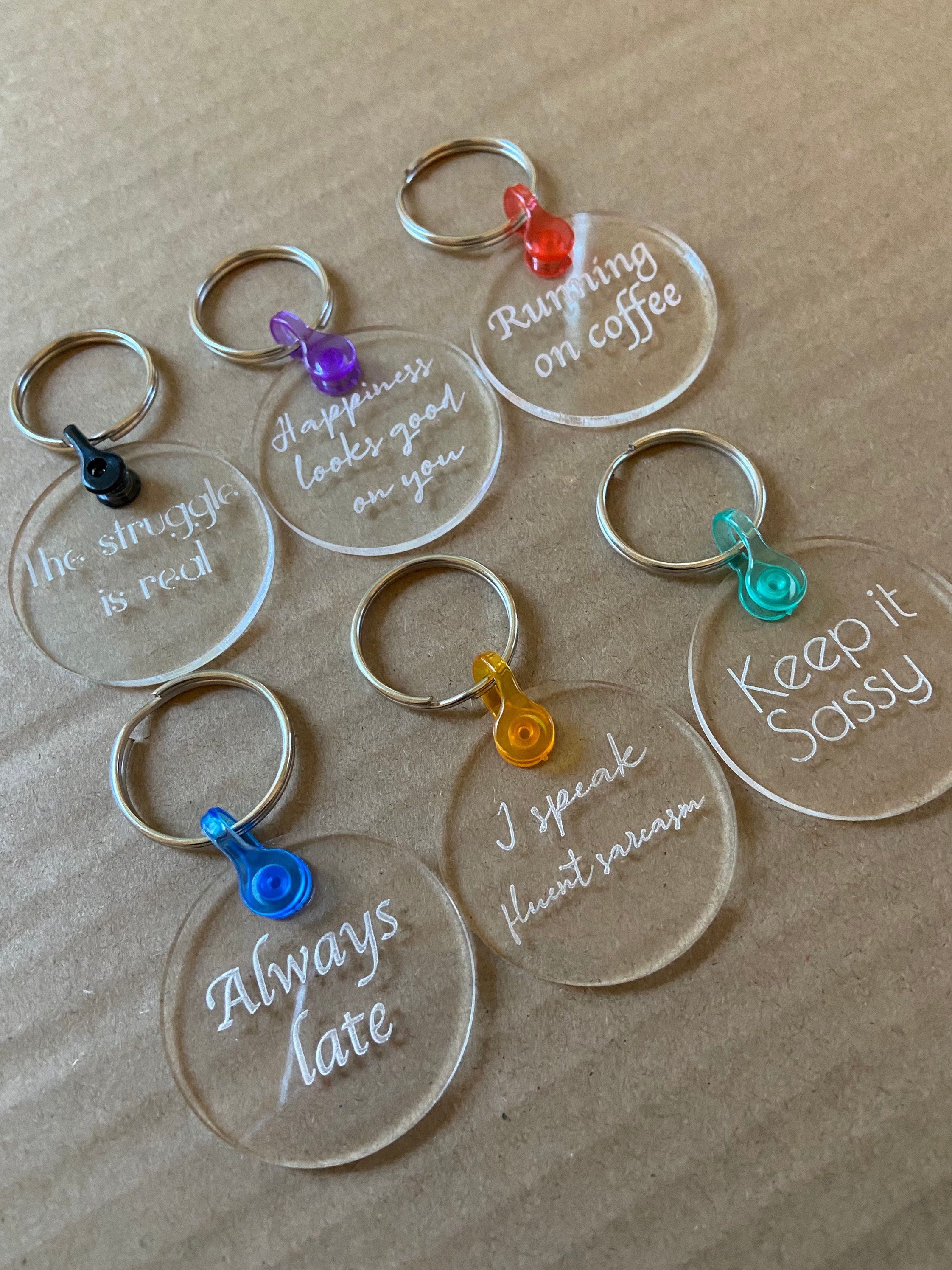 Digital Download of Keychain Sayings, Funny Keychain Files, Keychain ...