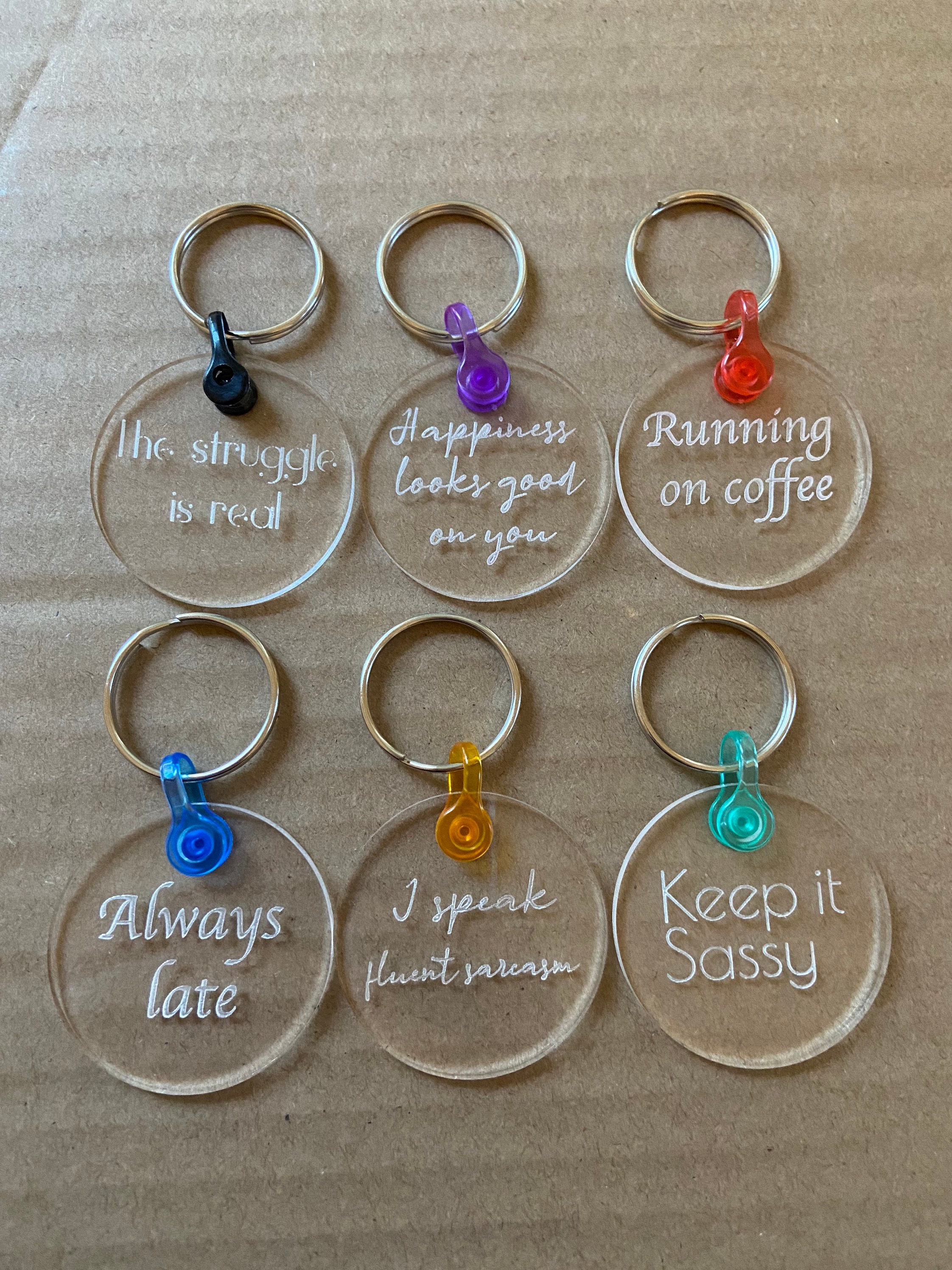 Digital Download of Keychain Sayings, Funny Keychain Files, Keychain ...