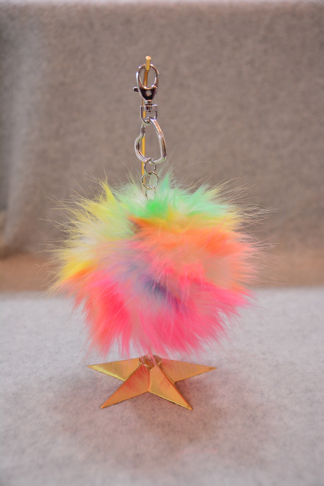 Furry Key Chains - Etsy