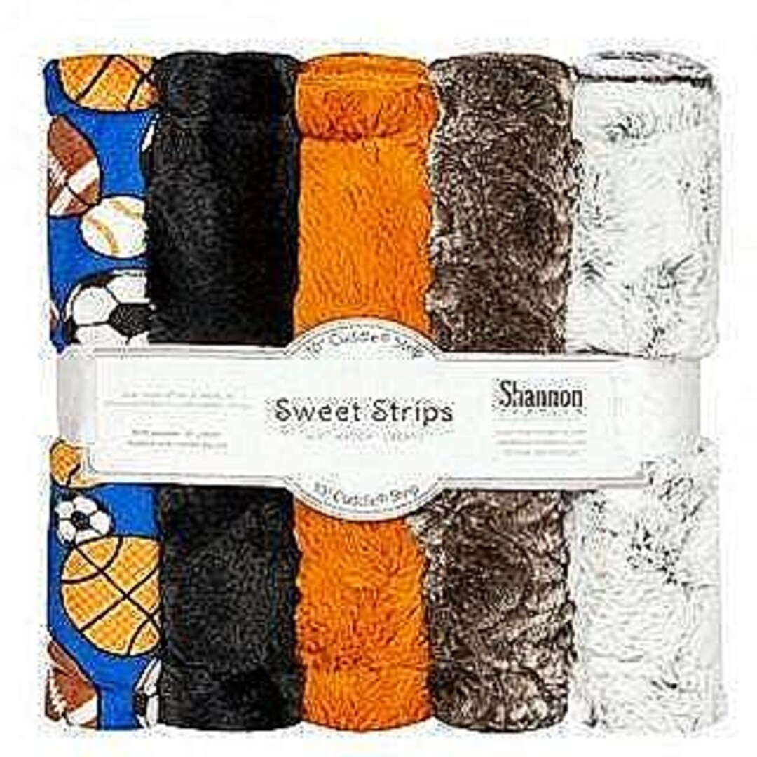 Allstars-luxe Sweet Strips Quilt Kit by Shannon Fabrics - Precut Minky ...