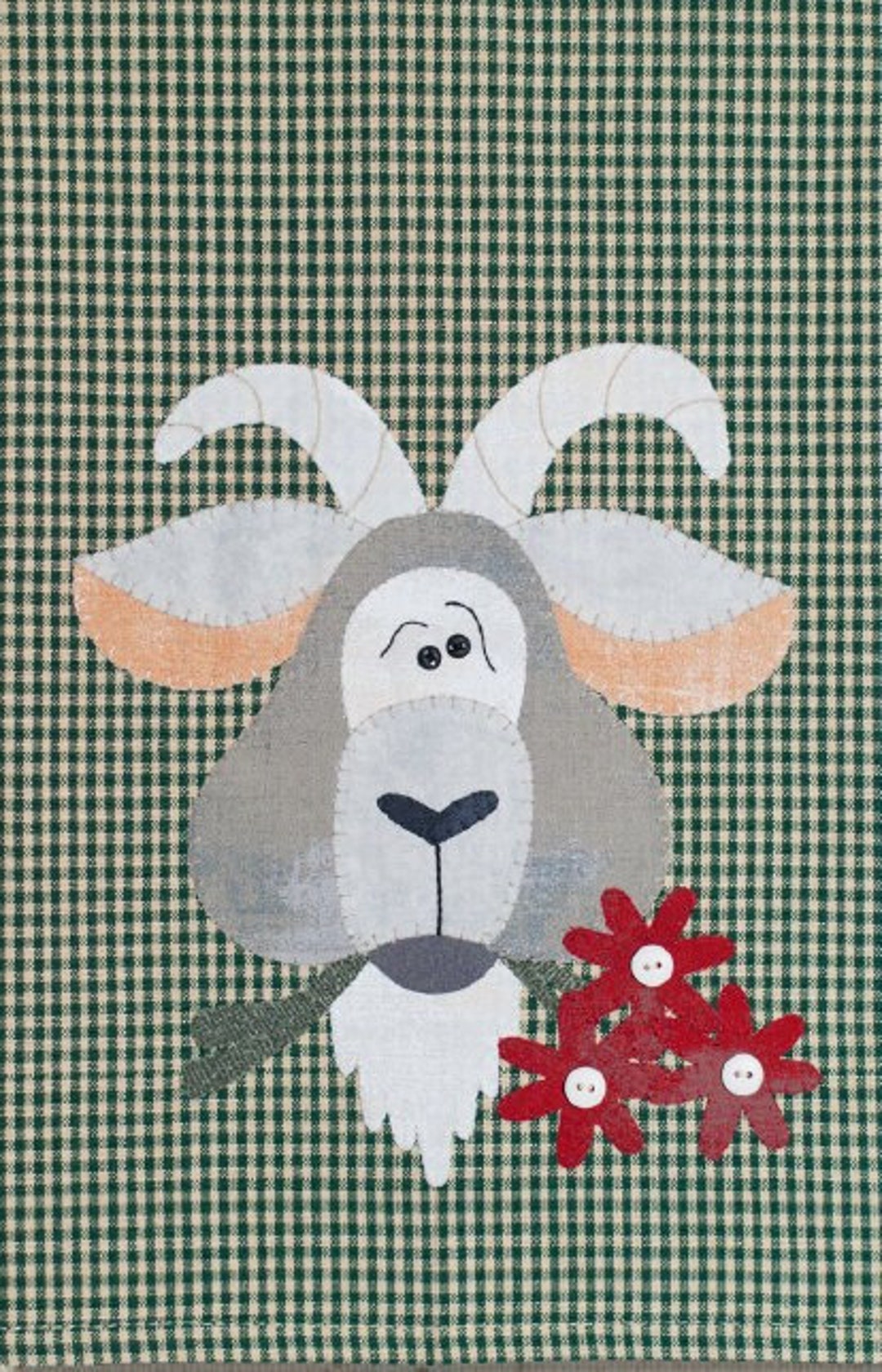 Goat is a Patternlet From the Wooden Bear. It is an Applique Pattern ...