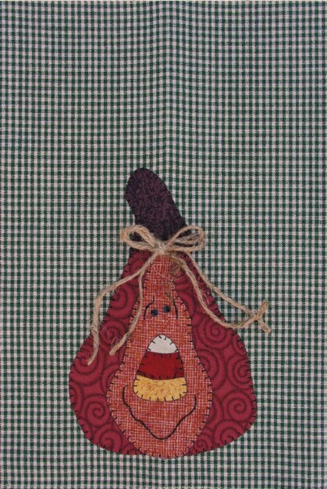 Gourdy is a Patternlet From the Wooden Bear Co. It is an Applique ...