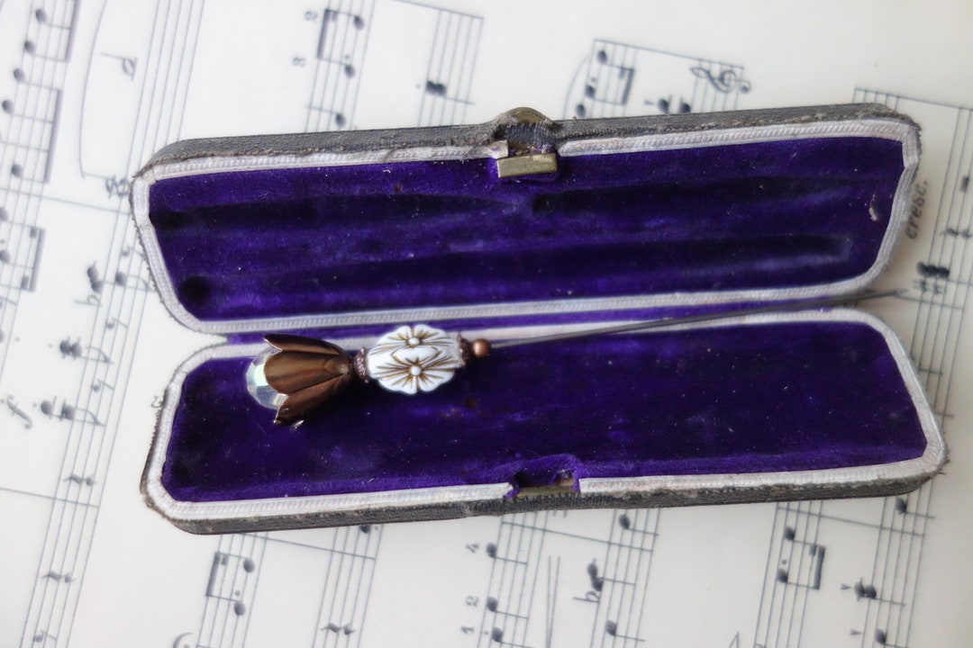 Pin Art Deco Hat Pin Art Nouveau Rococo Baroque Vintage - Etsy