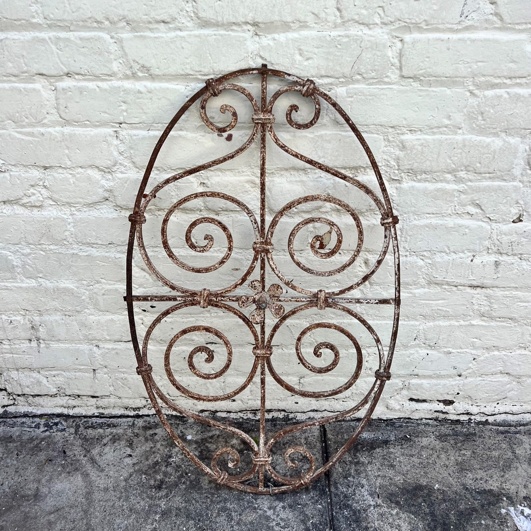 Antique Wrought Oval 1, Antique Architectural Feature, Tunisian, French ...