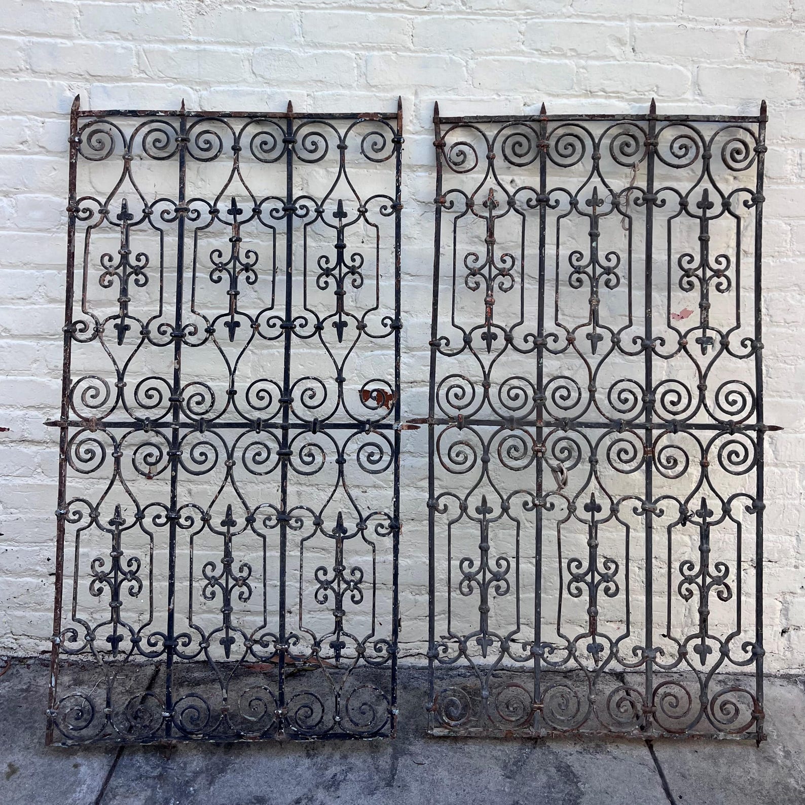 Antique Wrought Iron Window Grates (sold Individually) - Etsy