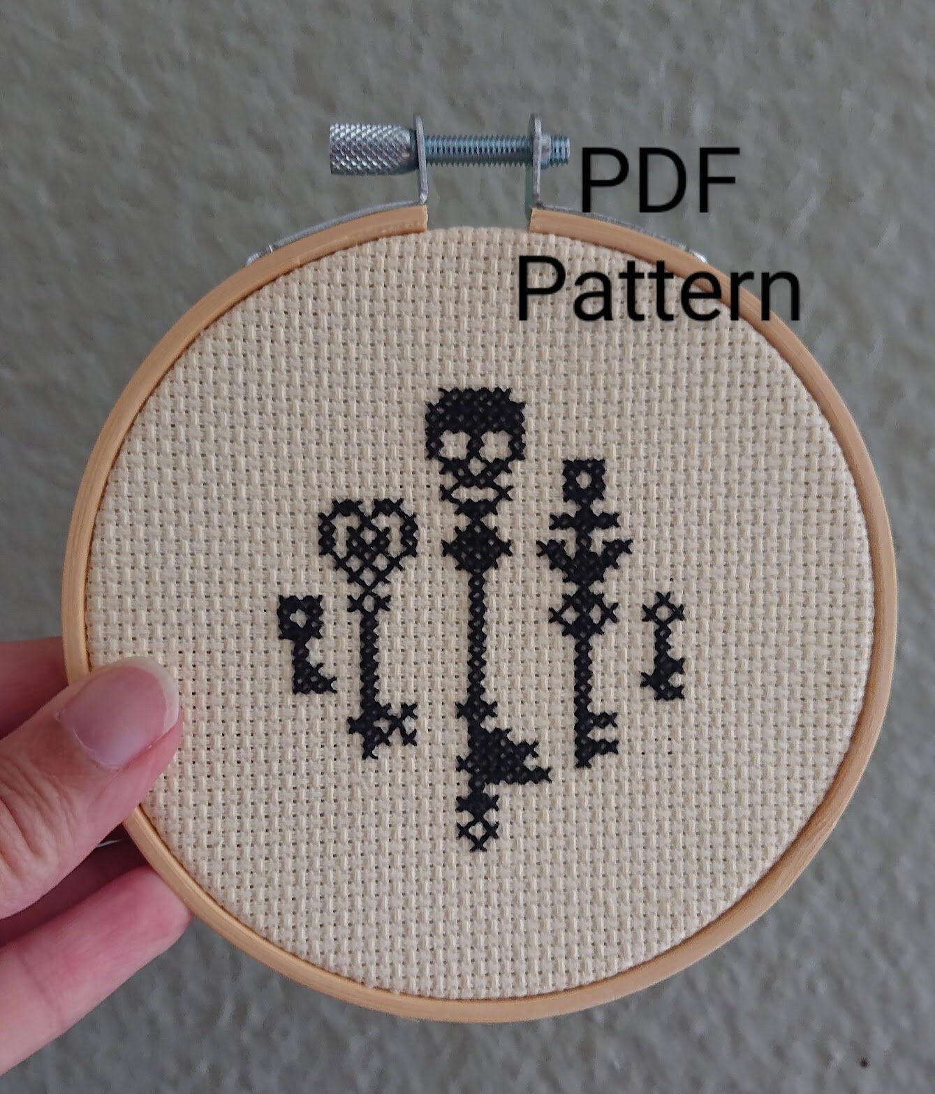 Skeleton Key PDF Cross Stitch Pattern | Etsy