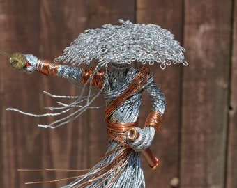 Straw Hat Samurai Warrior Statue - Etsy
