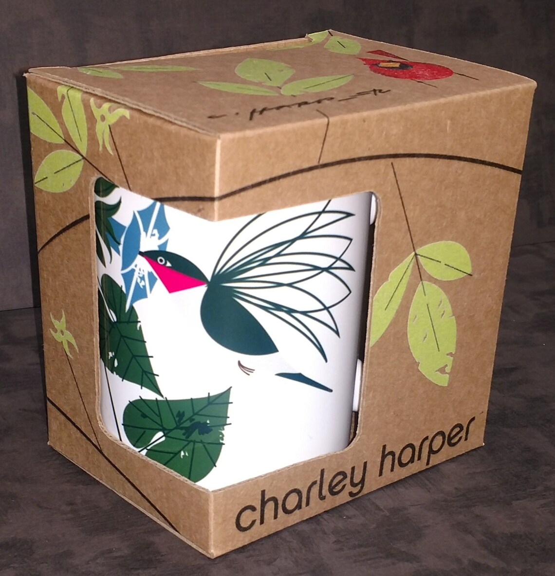 Charley Harper Little Sipper Hummingbird Grande Mug | Etsy