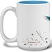 Charley Harper Blue Jay Grande Mug - Etsy