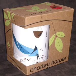 Charley Harper Blue Jay Grande Mug - Etsy
