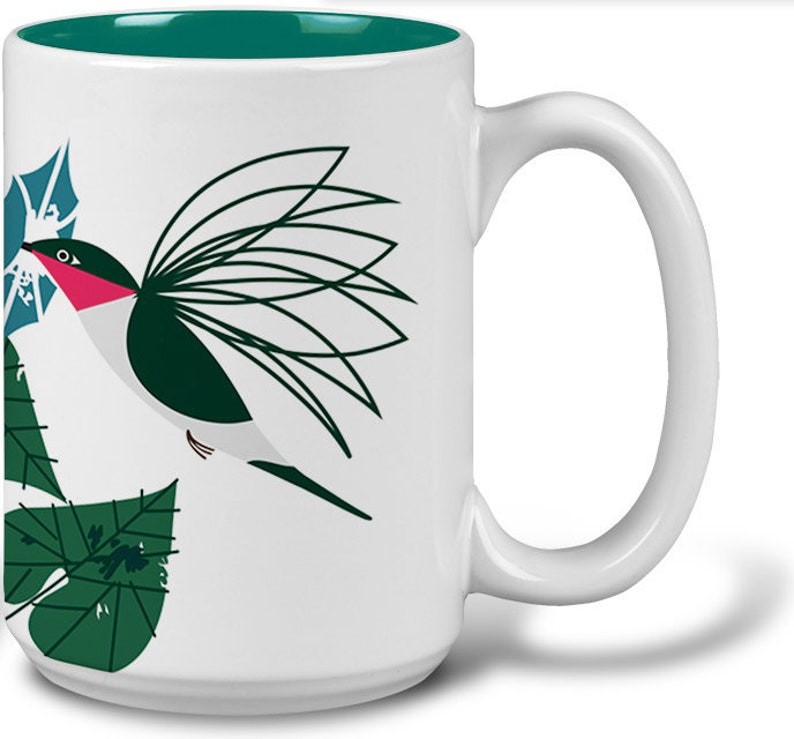 Charley Harper Little Sipper Hummingbird Grande Mug | Etsy