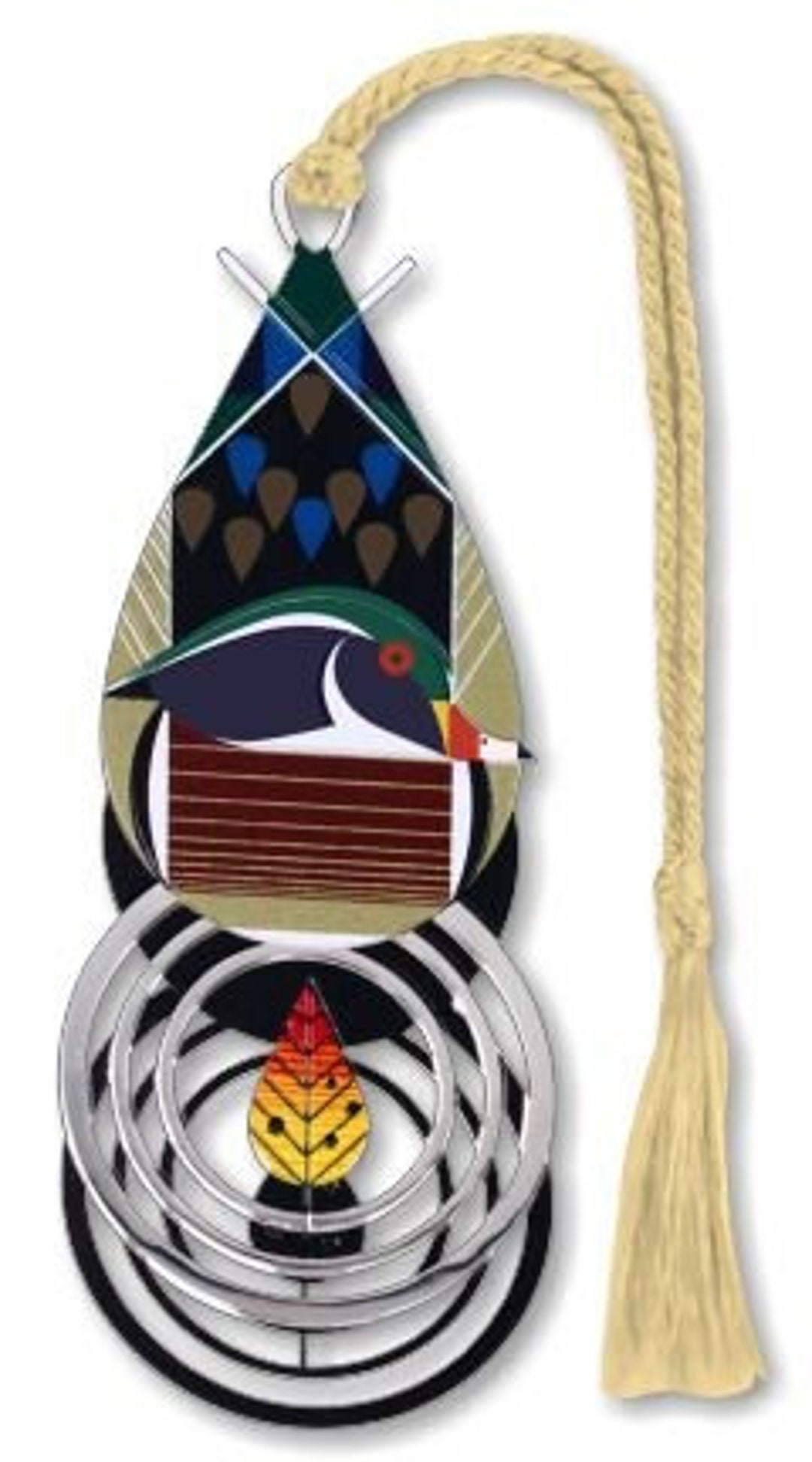 Charley Harper Best Dressed Brass Bookmark - Etsy