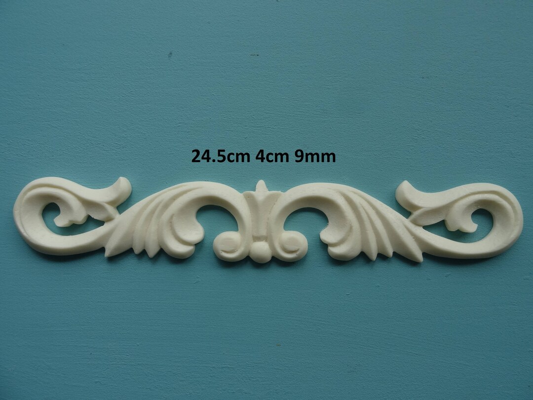 Decorative Acanthus Scroll Applique Furniture Moulding AC1 - Etsy