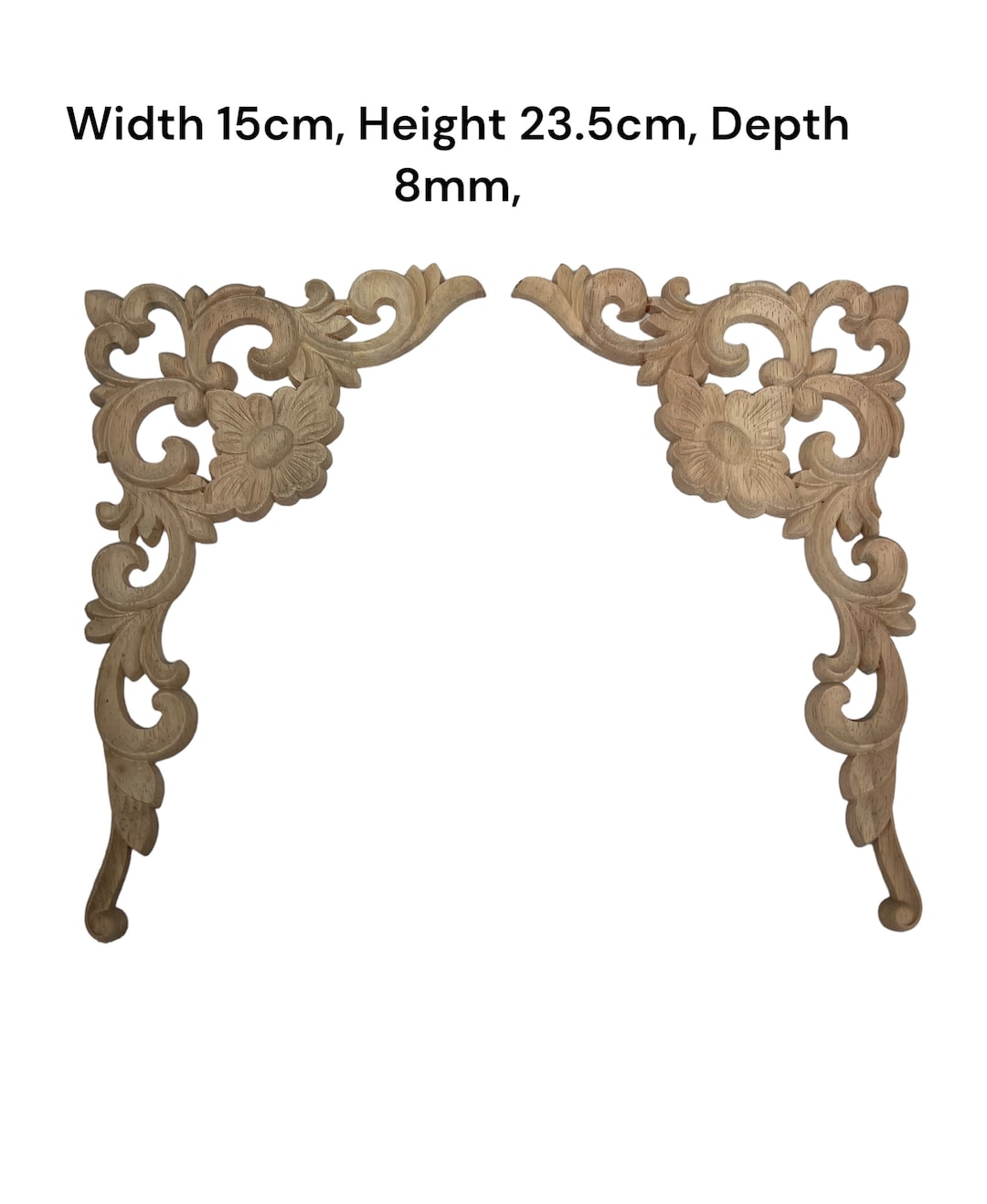 Pair Wooden Corners Furniture Mouldings D215 Pair - Etsy