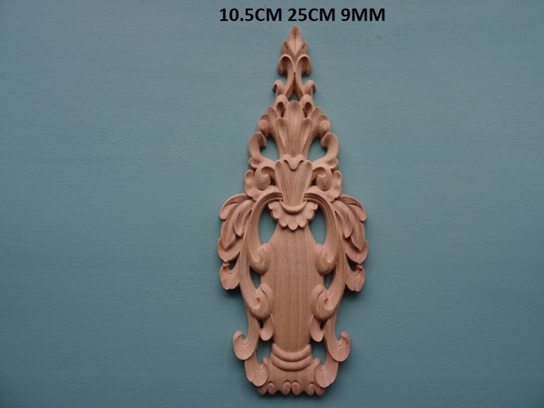Decorative Wooden Drop Center Applique Furniture Moulding Onlay D731S ...