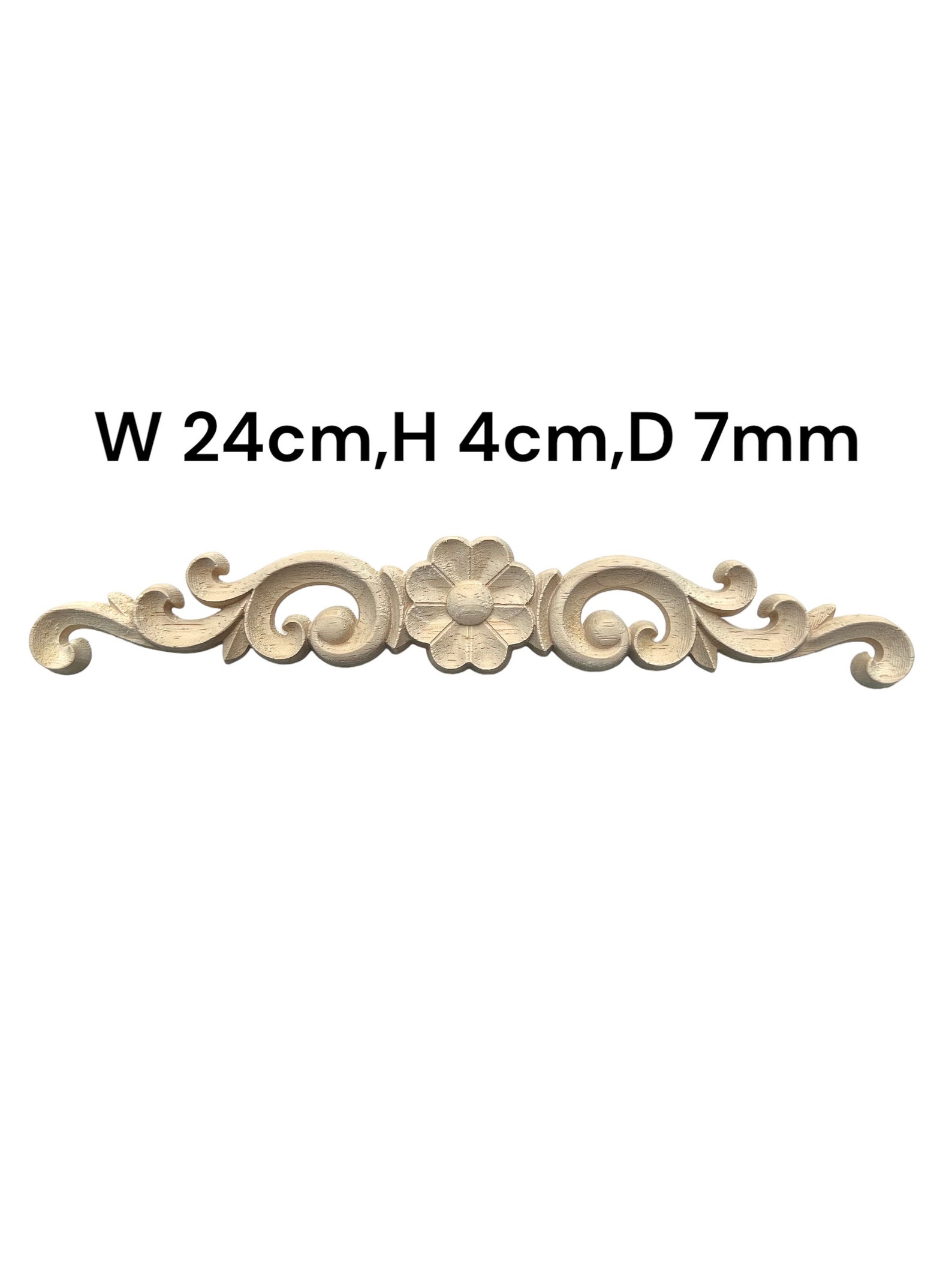 Wooden Flower Centre Furniture Moulding Onlay Decal C519m - Etsy
