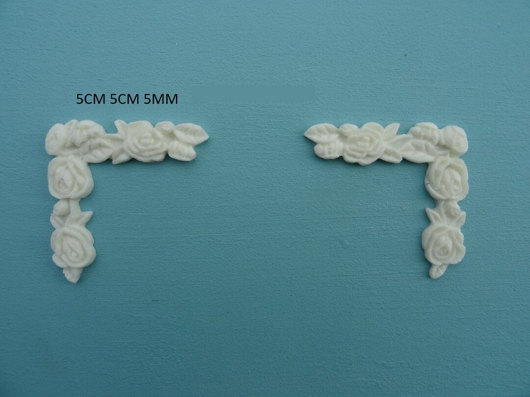 Decorative Rose Corners X 2 Applique Furniture Moulding RCS1X2 - Etsy