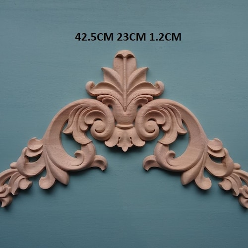 Decorative Flower and Scroll Center Applique Furniture - Etsy