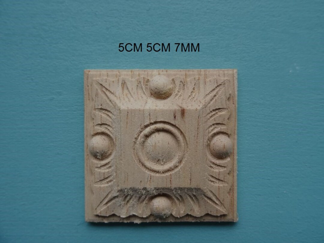 Decorative Square Tile Wooden Furniture Moulding Applique Onlay DF15 - Etsy