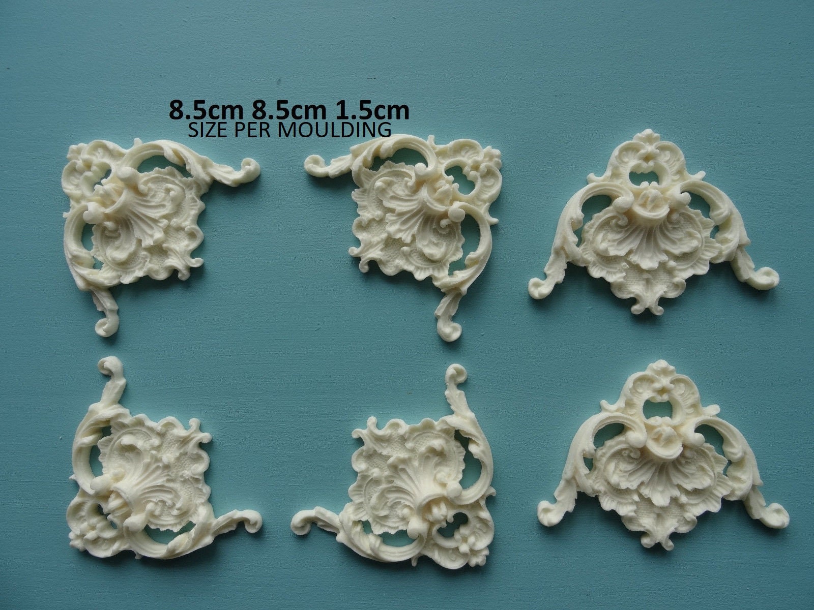 Decorative Ornate Corners X 6 Applique Furniture Moulding | Etsy