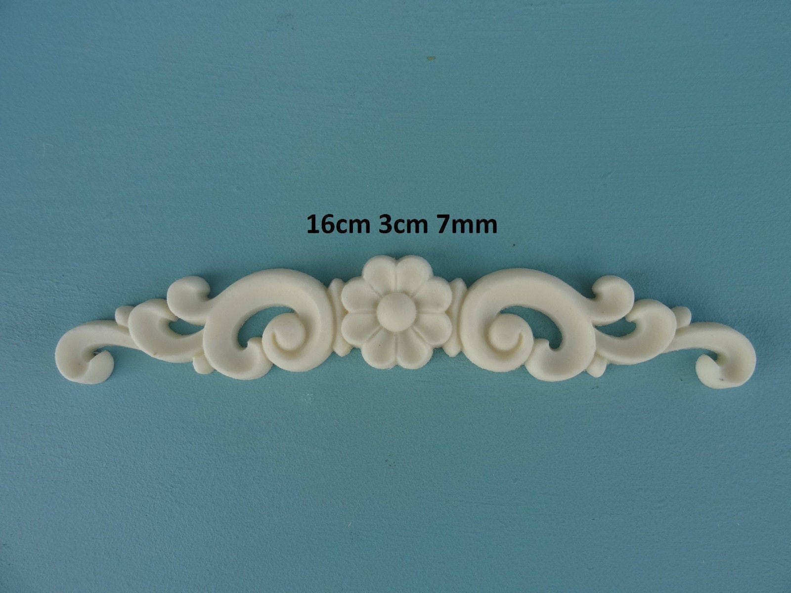 Decorative Flower Scroll Center Applique Furniture Moulding Z8 - Etsy