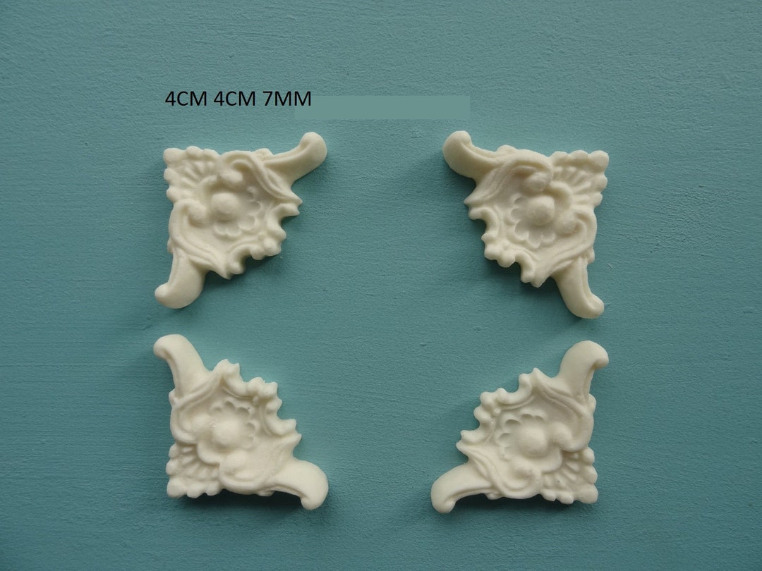 Decorative Ornate Corners X 4 Applique Furniture Moulding 4OC - Etsy