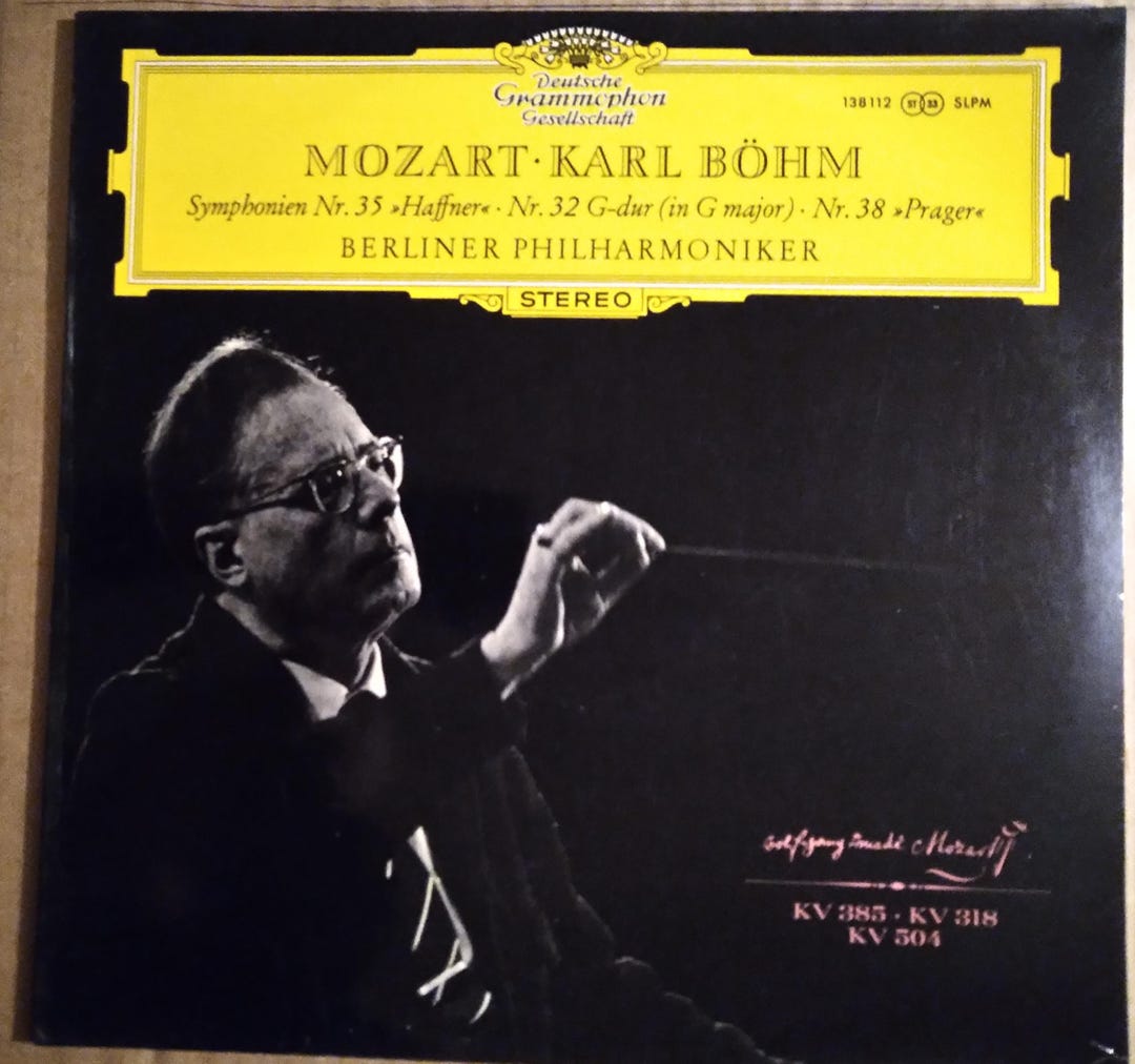 Mozart Symphony No 35 Haffner No 32 G Major No 38 Prager, Karl Bohm - Etsy