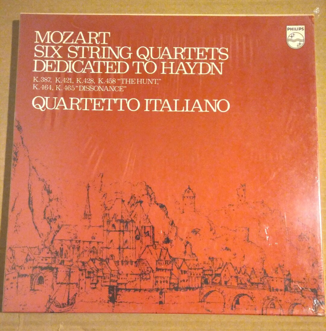 Mozart Six String Quartets Dedicated to Hayden, by Quartetto Italiano 3 Lps - Etsy