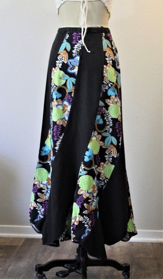 Vintage 1970's Pinwheel Swirl Hawaiian Patchwork Merm… - Gem